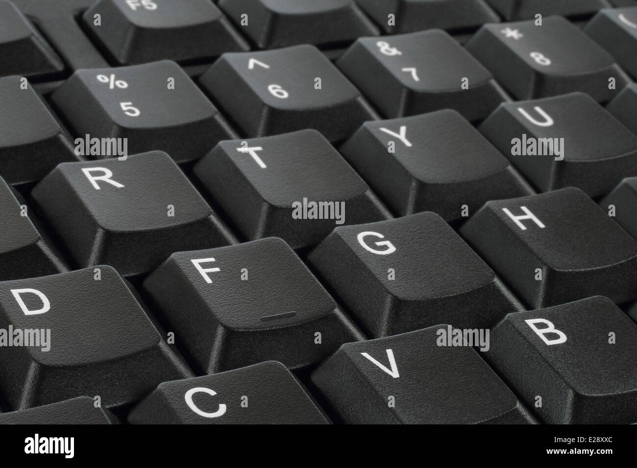 Black keyboard keys background close-up Stock Photo - Alamy
