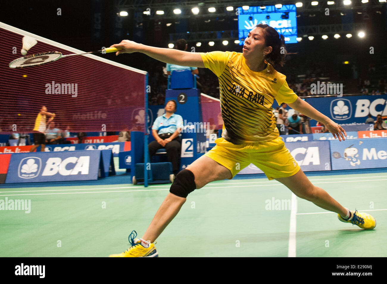 Jakarta, Indonesia. 17th June, 2014. Adrianti Firdasari of Indonesia ...