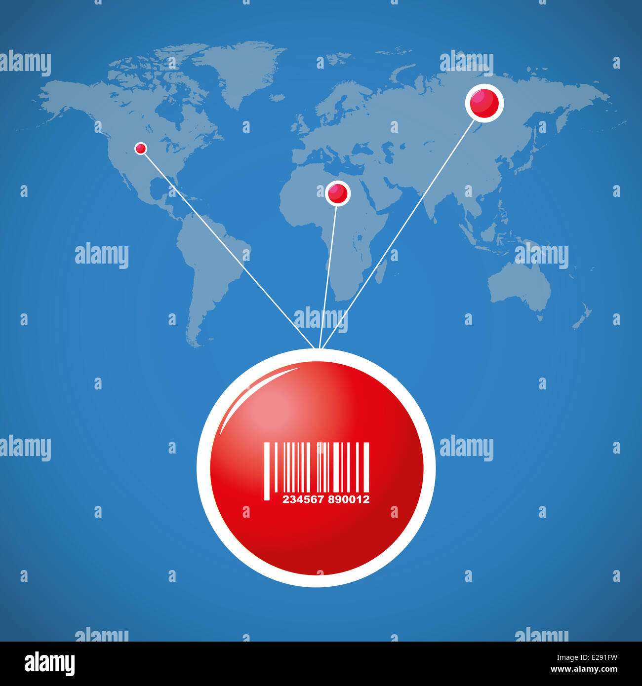Shopping world map hi-res stock photography and images - Alamy