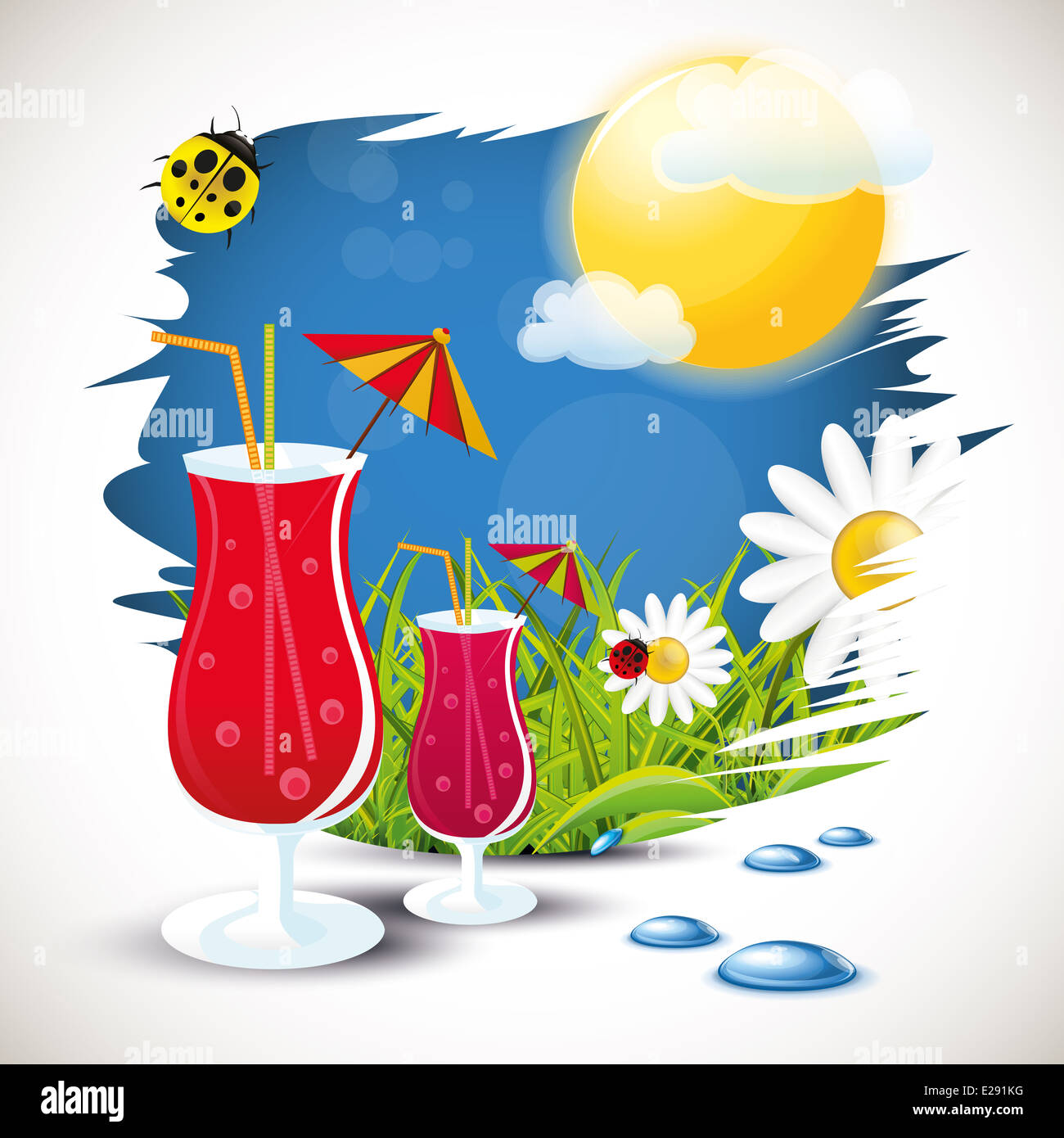 Cocktail Drink Concept Stock Photo - Alamy