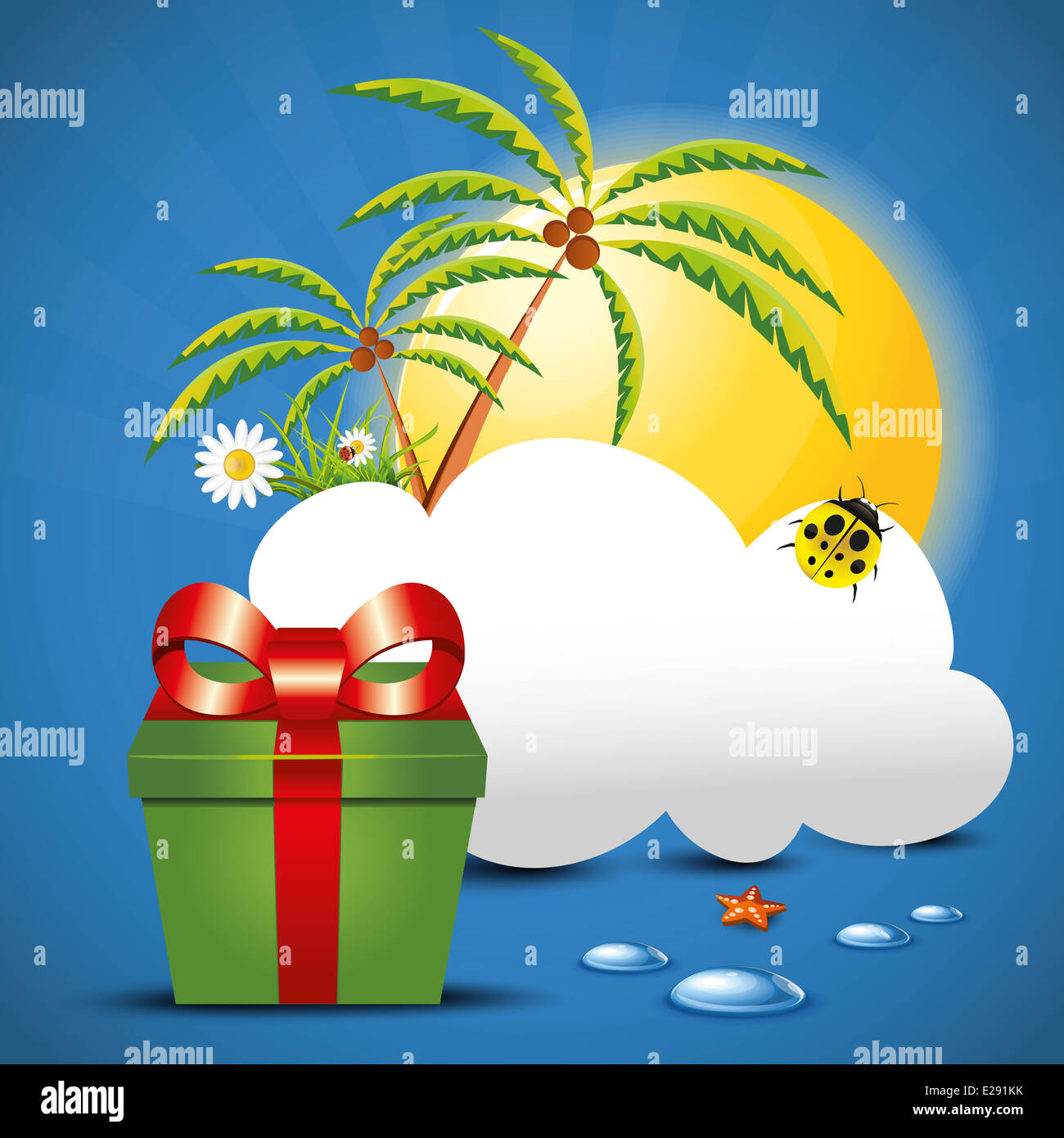 Summer Concept Illustration Design Stock Photo - Alamy
