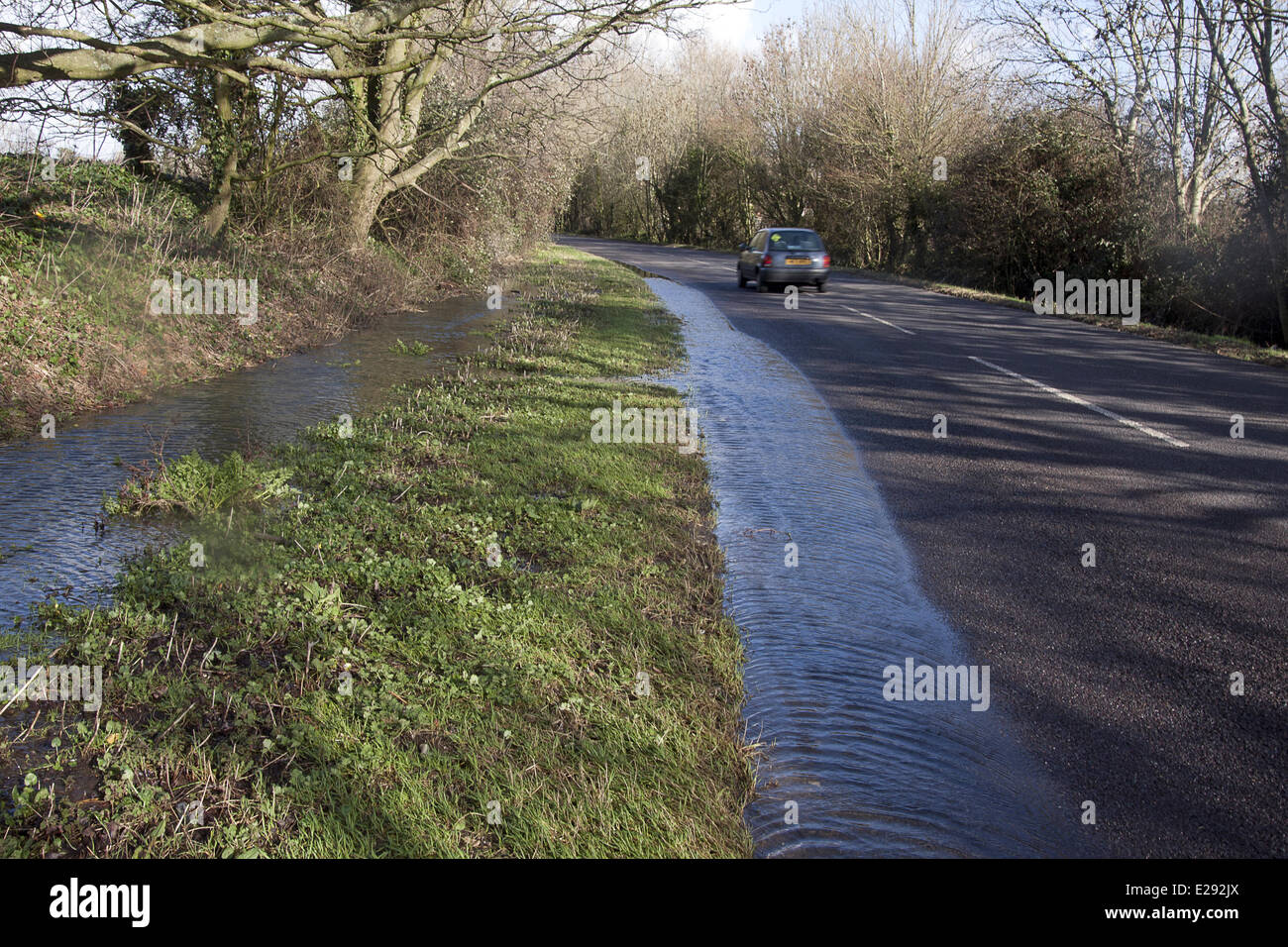 Drainage ditch near road hi-res stock photography and images - Alamy