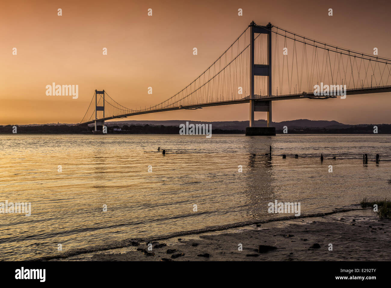 First severn crossing severn bridges hi-res stock photography and ...