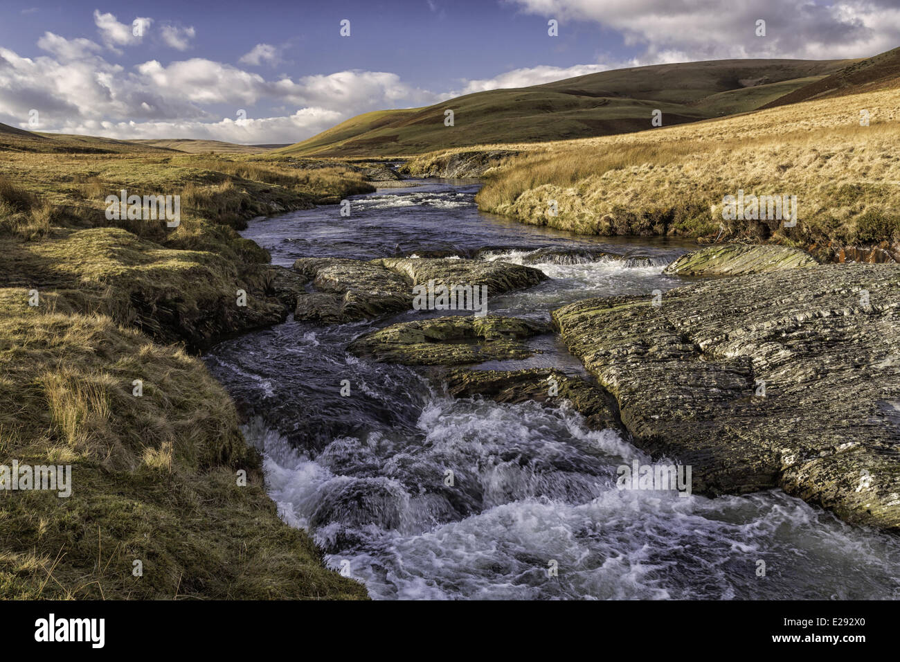 Powys wales welsh rivers valley valleys uk hi-res stock photography and ...