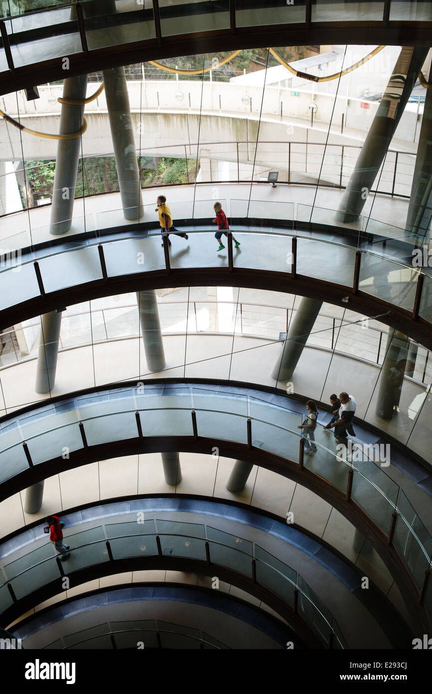 Spiral staircase ramp hi-res stock photography and images - Alamy
