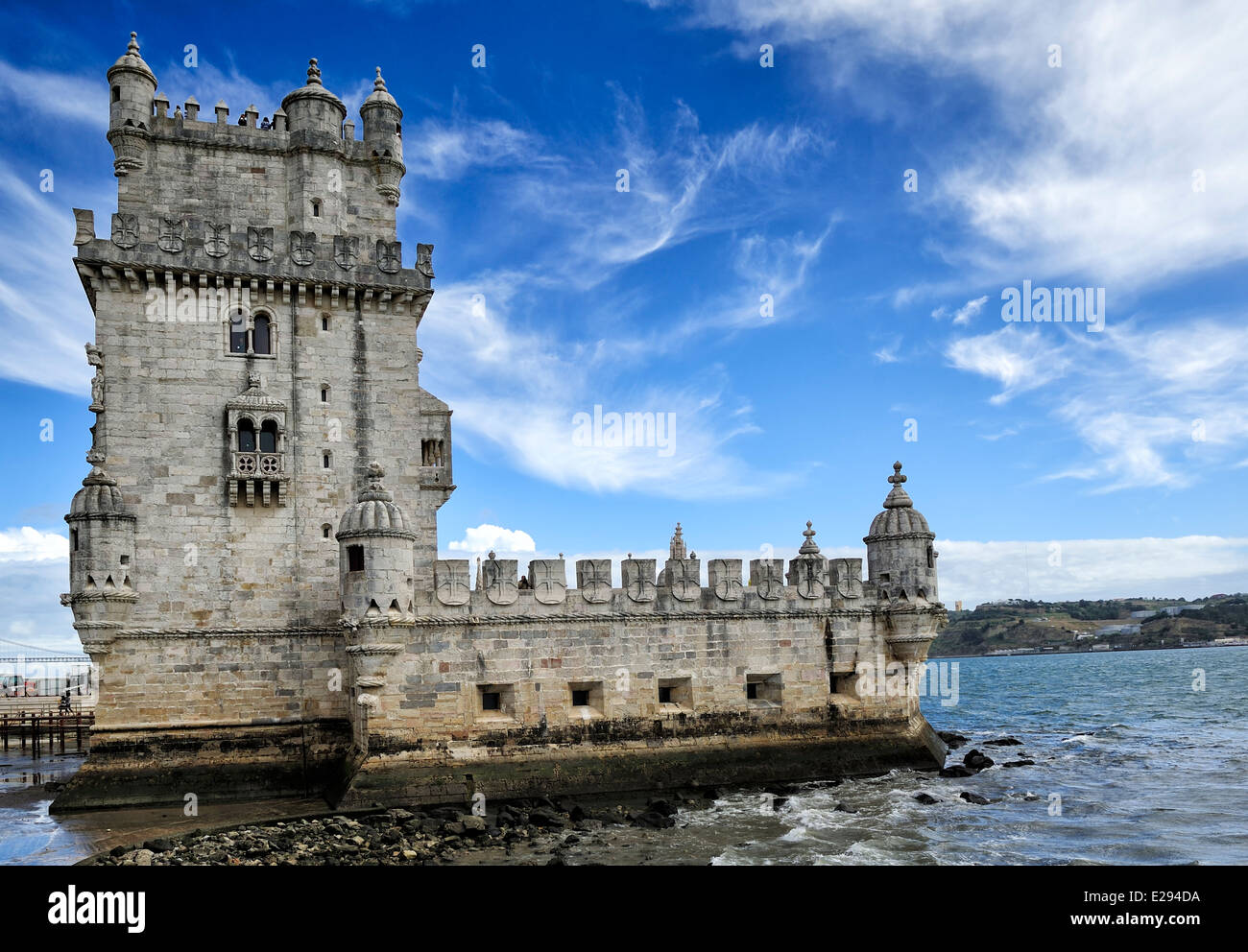 famous Torre de Belem, Lisbon, Portugal Stock Photo - Alamy