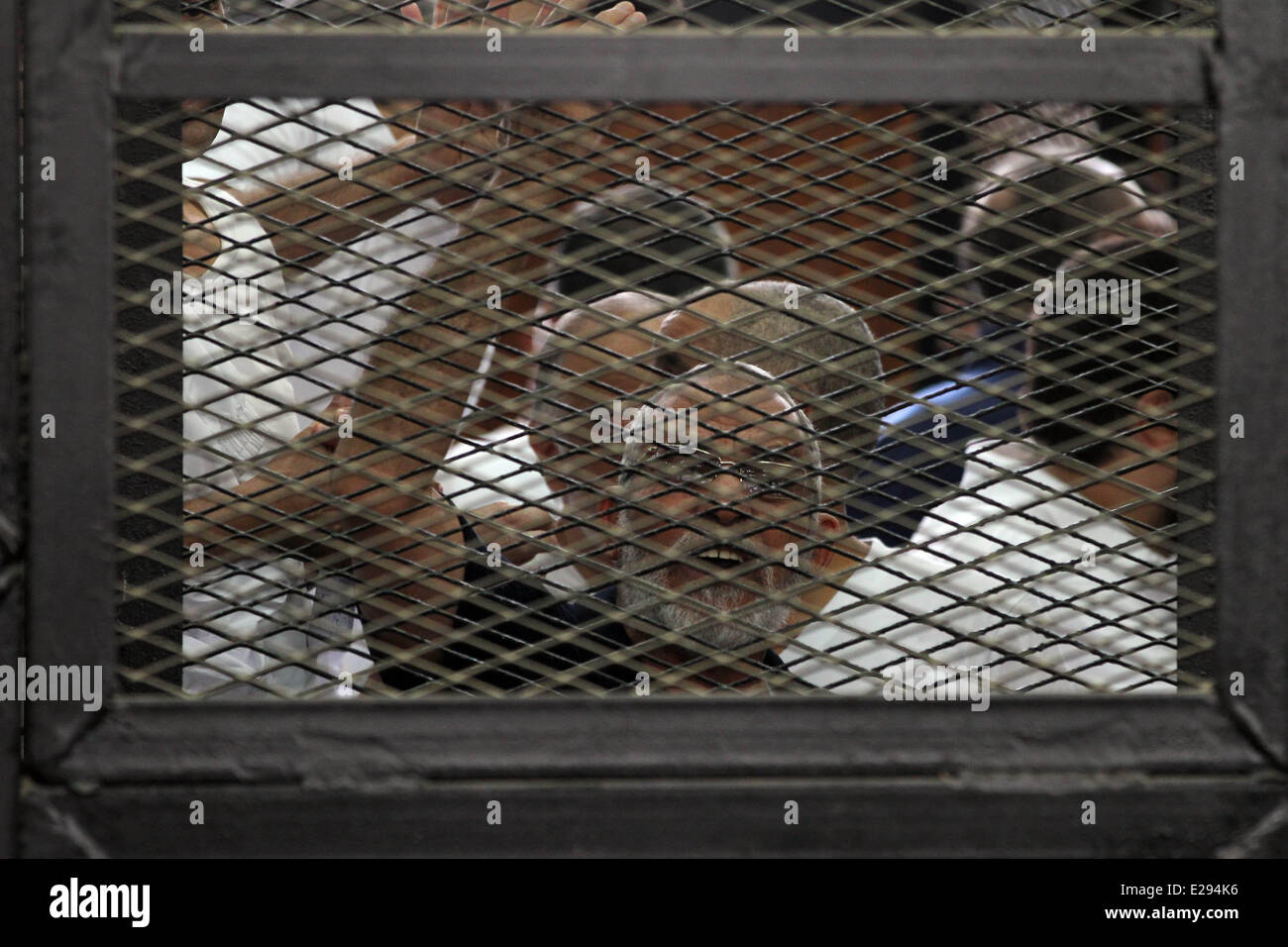 Cairo, Egypt. 17th June, 2014. Egyptian Muslim Brotherhood members ...