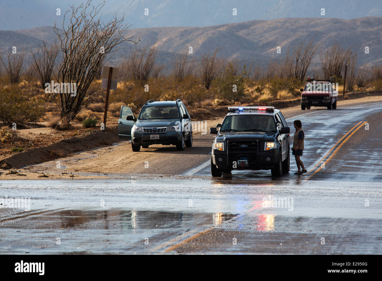 Flash flood on road hi-res stock photography and images - Alamy