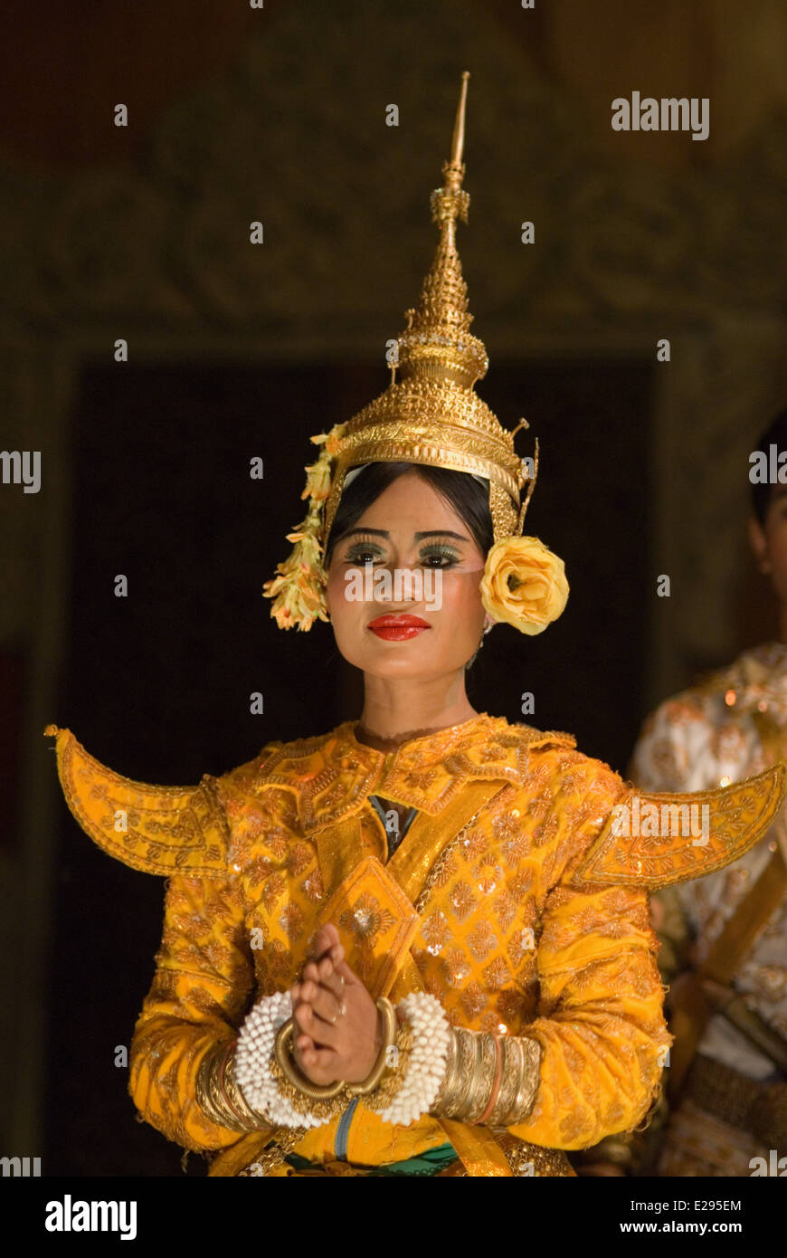 Representation of apsara dance. Apsara Theatre. Siemp Reap. t has been ...