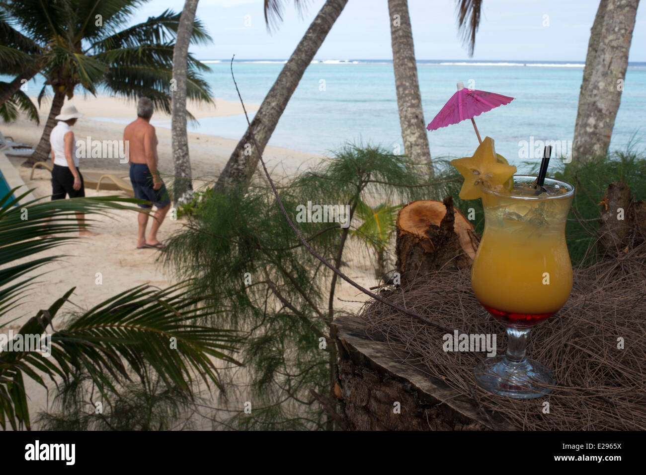 Rarotonga Island. Cook Island. Polynesia. South Pacific Ocean. A ...
