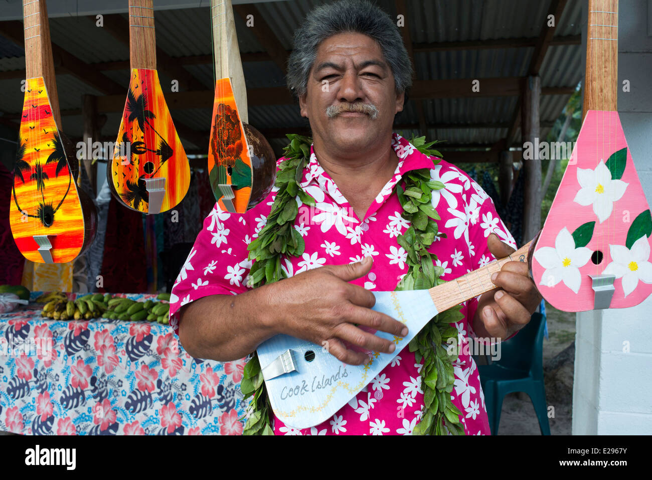 Rarotonga Island. Cook Island. Polynesia. South Pacific Ocean. Typical ...
