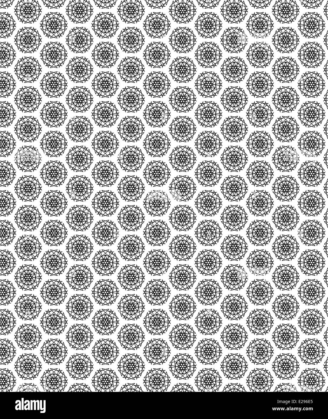 Illustration symmetrical design wall Black and White Stock Photos ...
