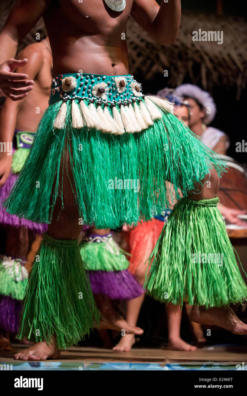 Rarotonga Island. Cook Island. Polynesia. South Pacific Ocean. A man ...