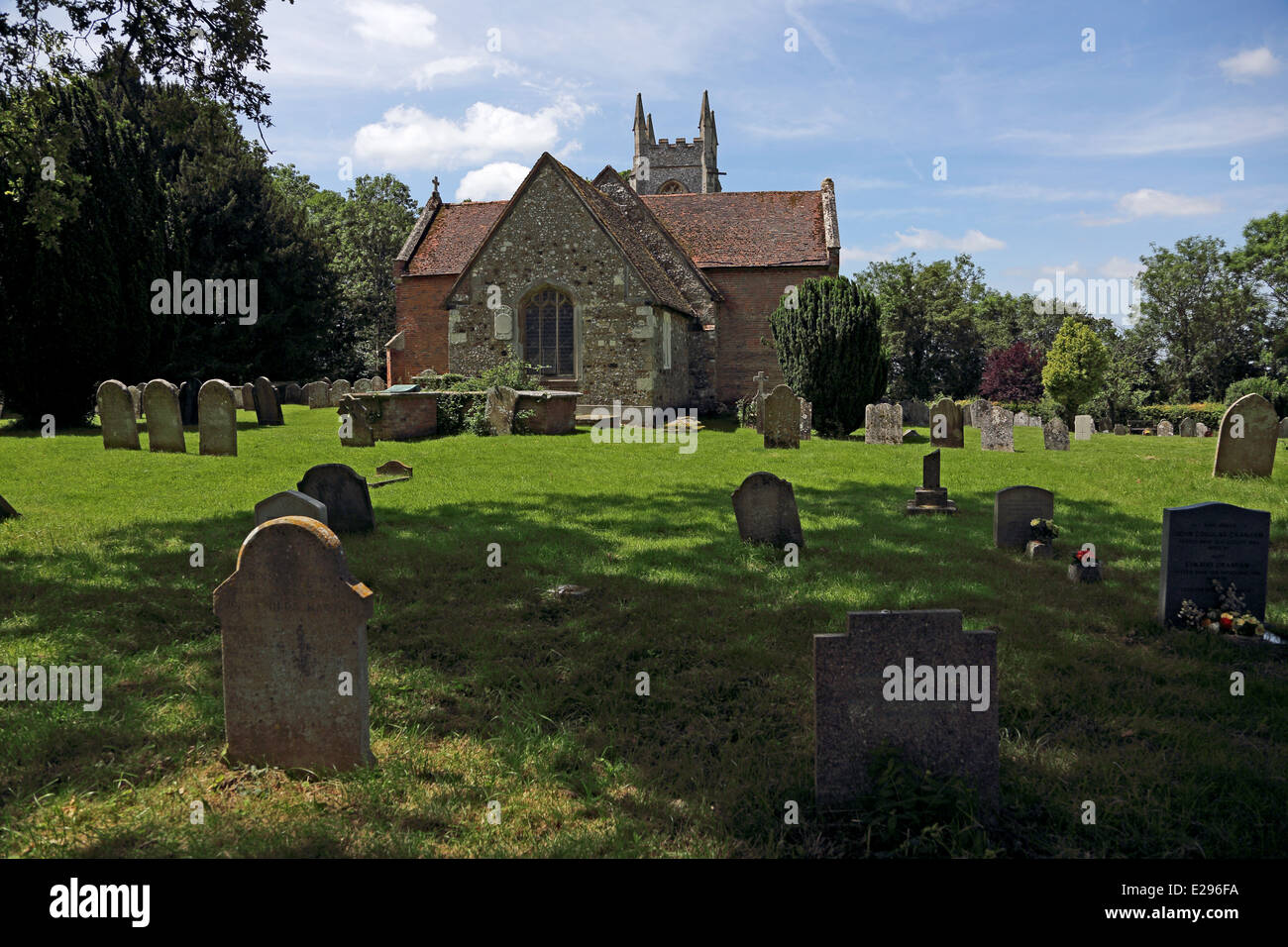 St Marys: Church of St Mary Magdalene Hartley Wintney Stock Photo - Alamy
