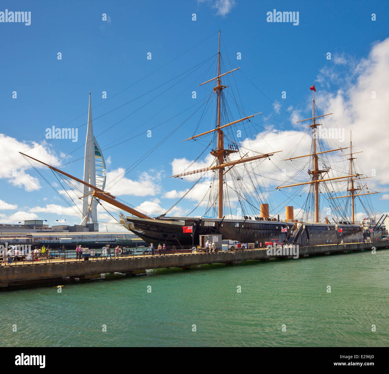 HMS Warrior, Portsmouth Stock Photo - Alamy