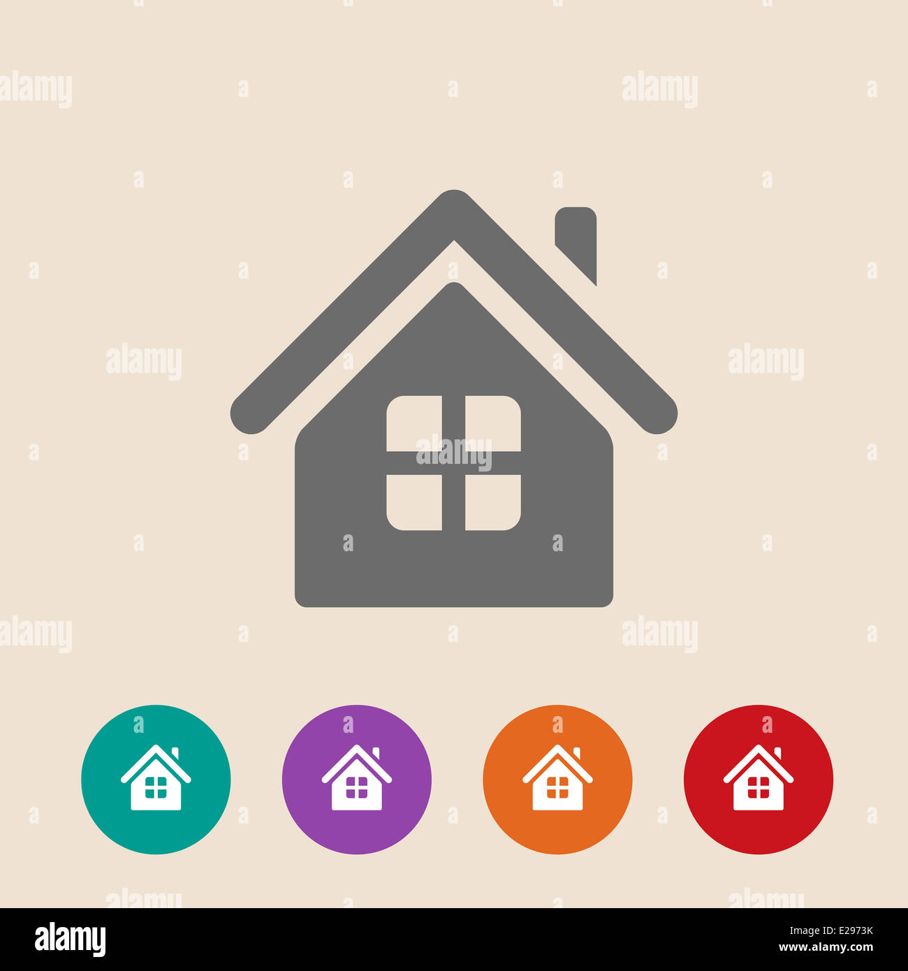 Home page icon hi-res stock photography and images - Alamy