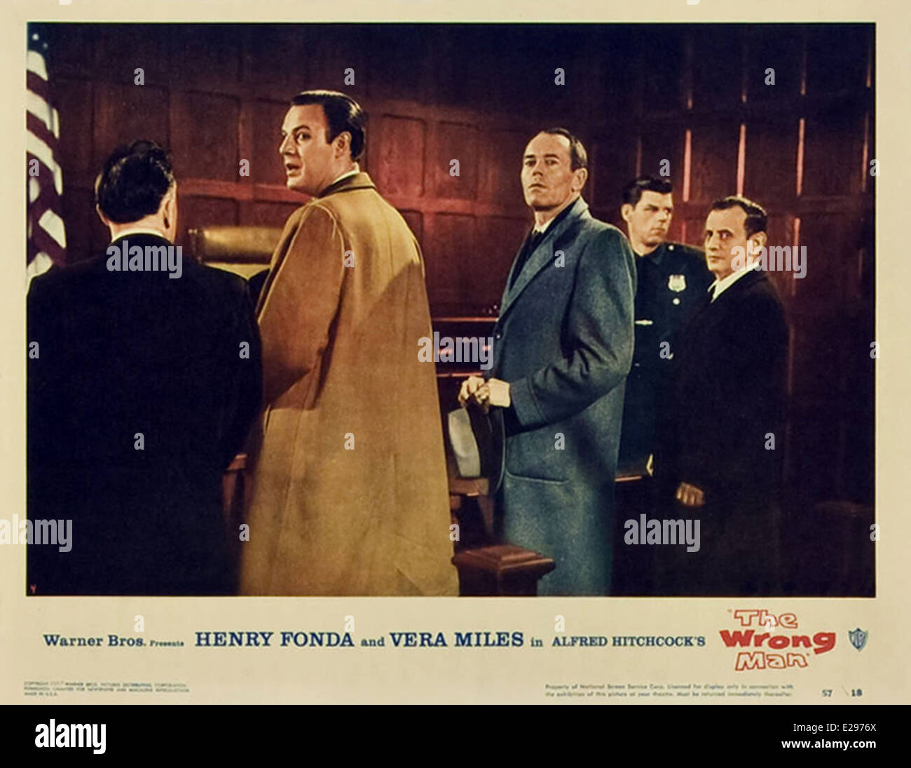 The Wrong Man - Movie Poster - Lobby Card - Director: Alfred Hitchcock ...