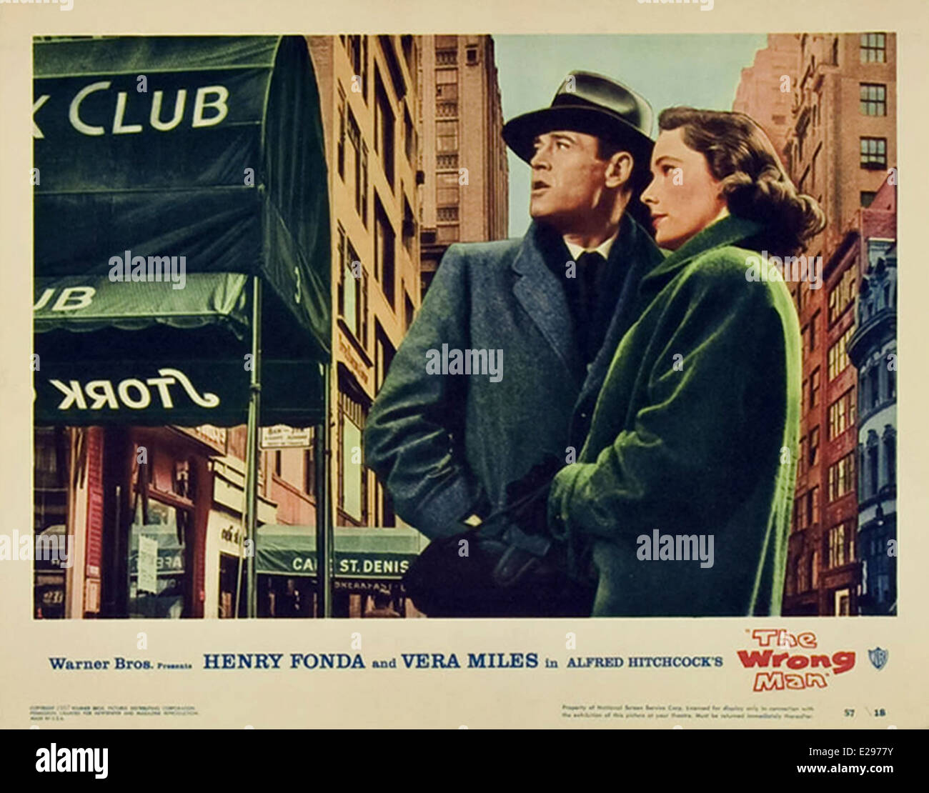 The Wrong Man - Movie Poster - Lobby Card - Director: Alfred Hitchcock ...