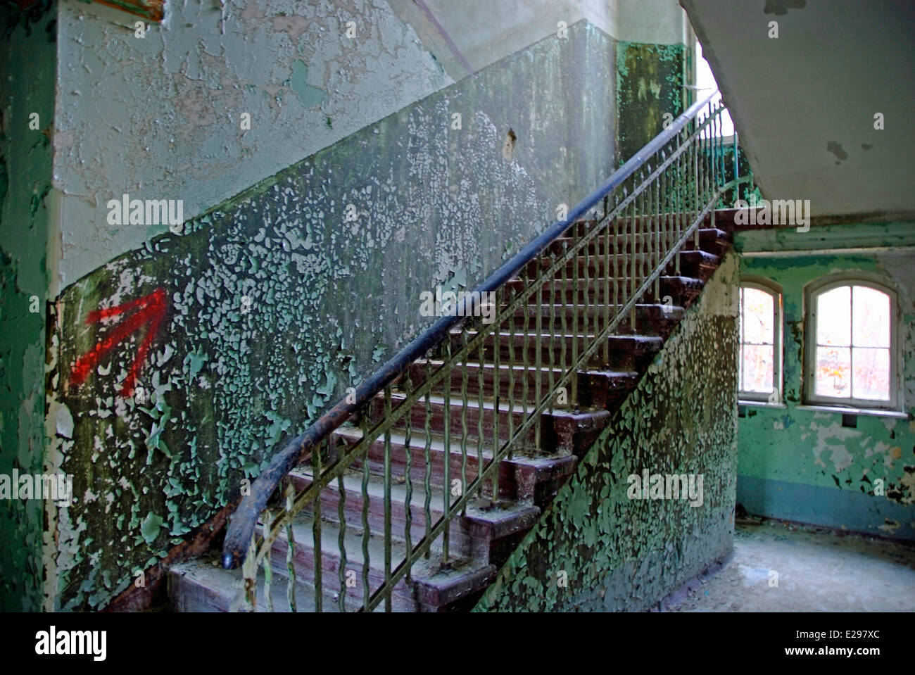 Staircase to the first floor Stock Photo - Alamy