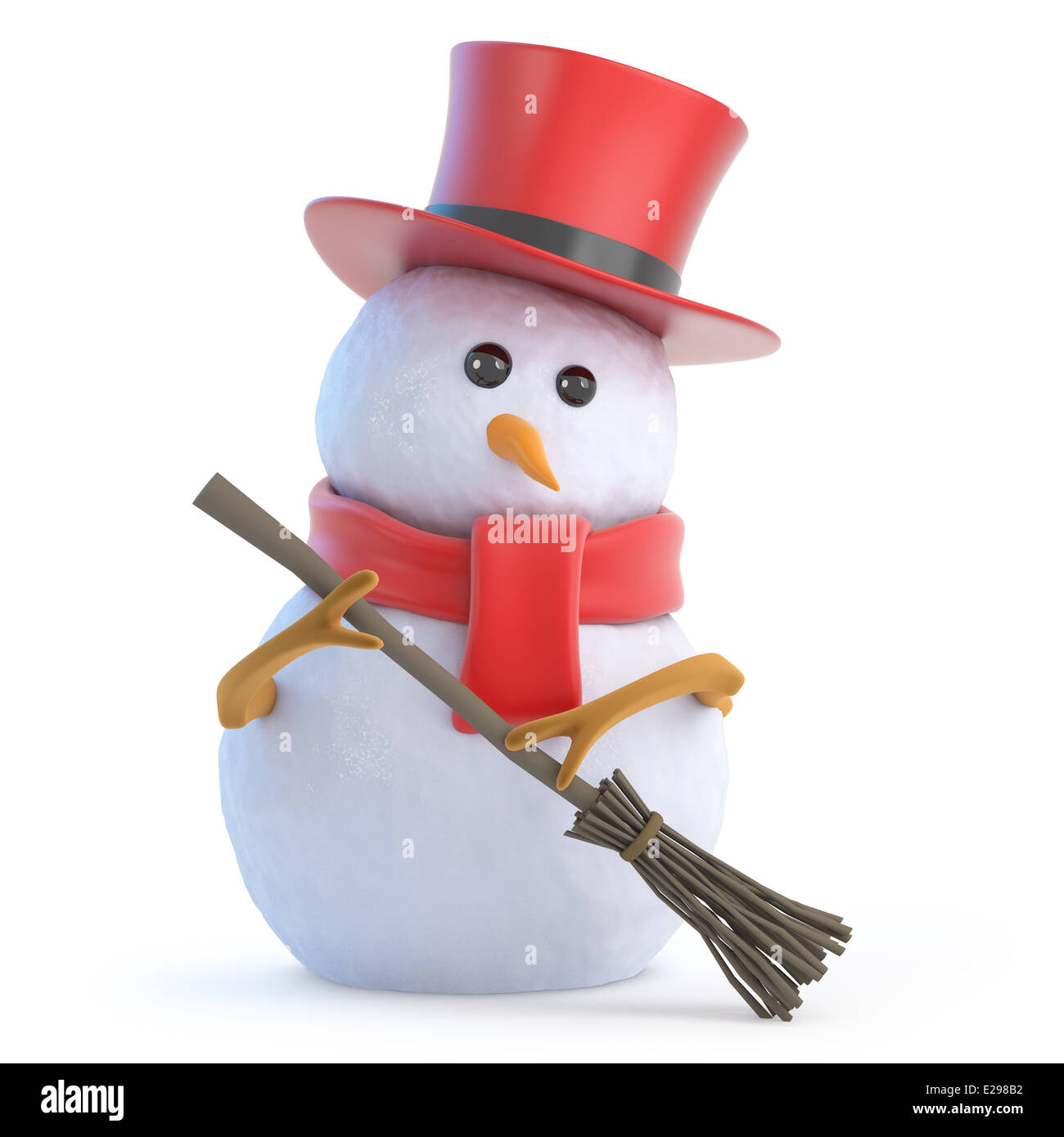 Snow sweeping Cut Out Stock Images & Pictures - Alamy