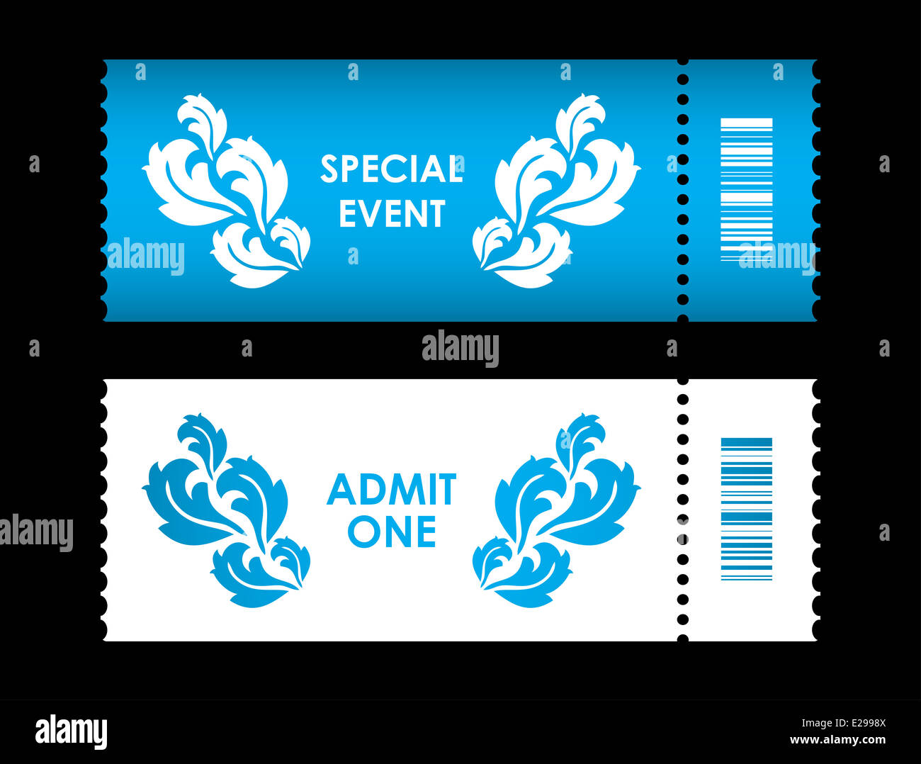 Special blue movie ticket hi-res stock photography and images - Alamy
