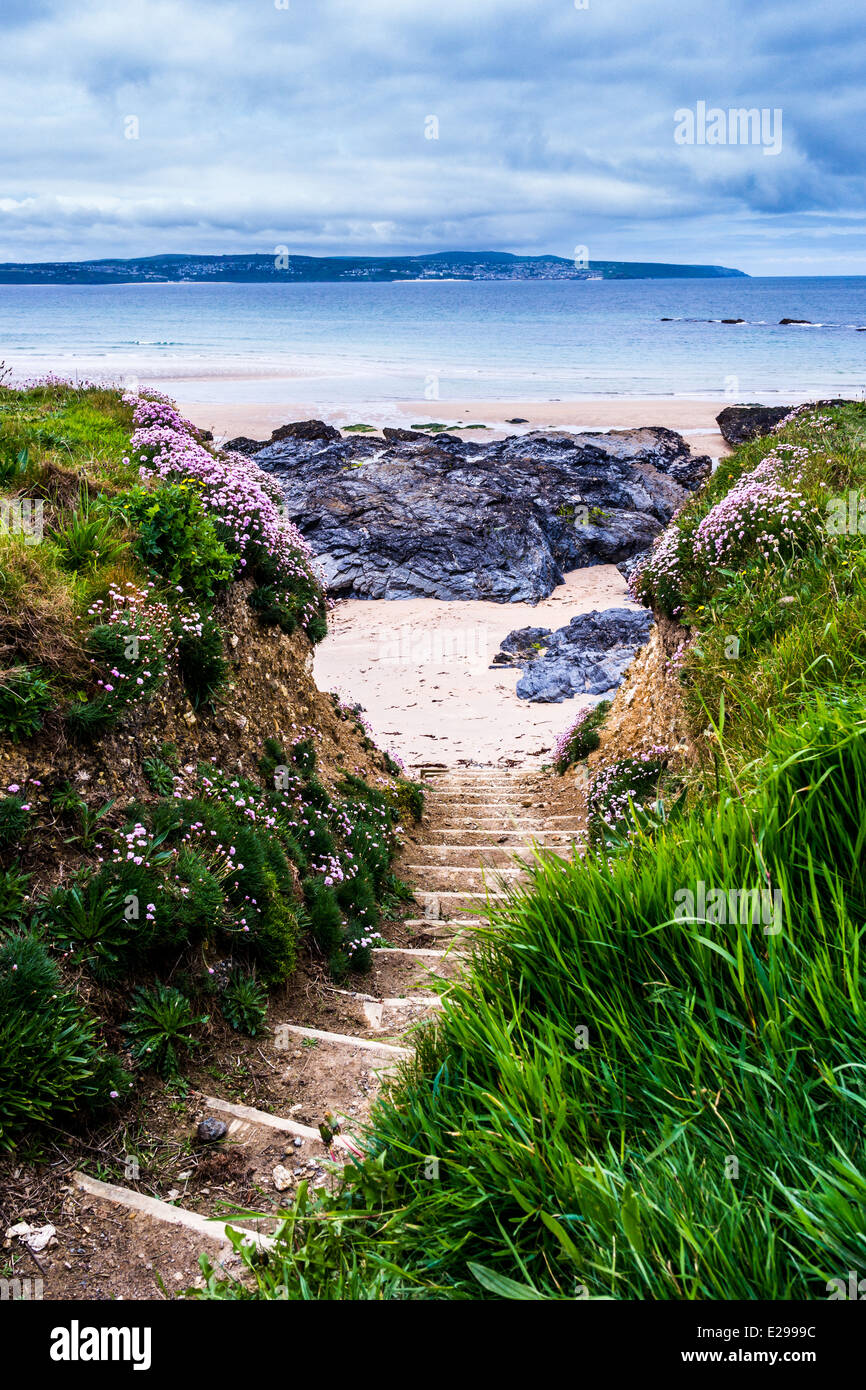 Godrevy beach hi-res stock photography and images - Alamy