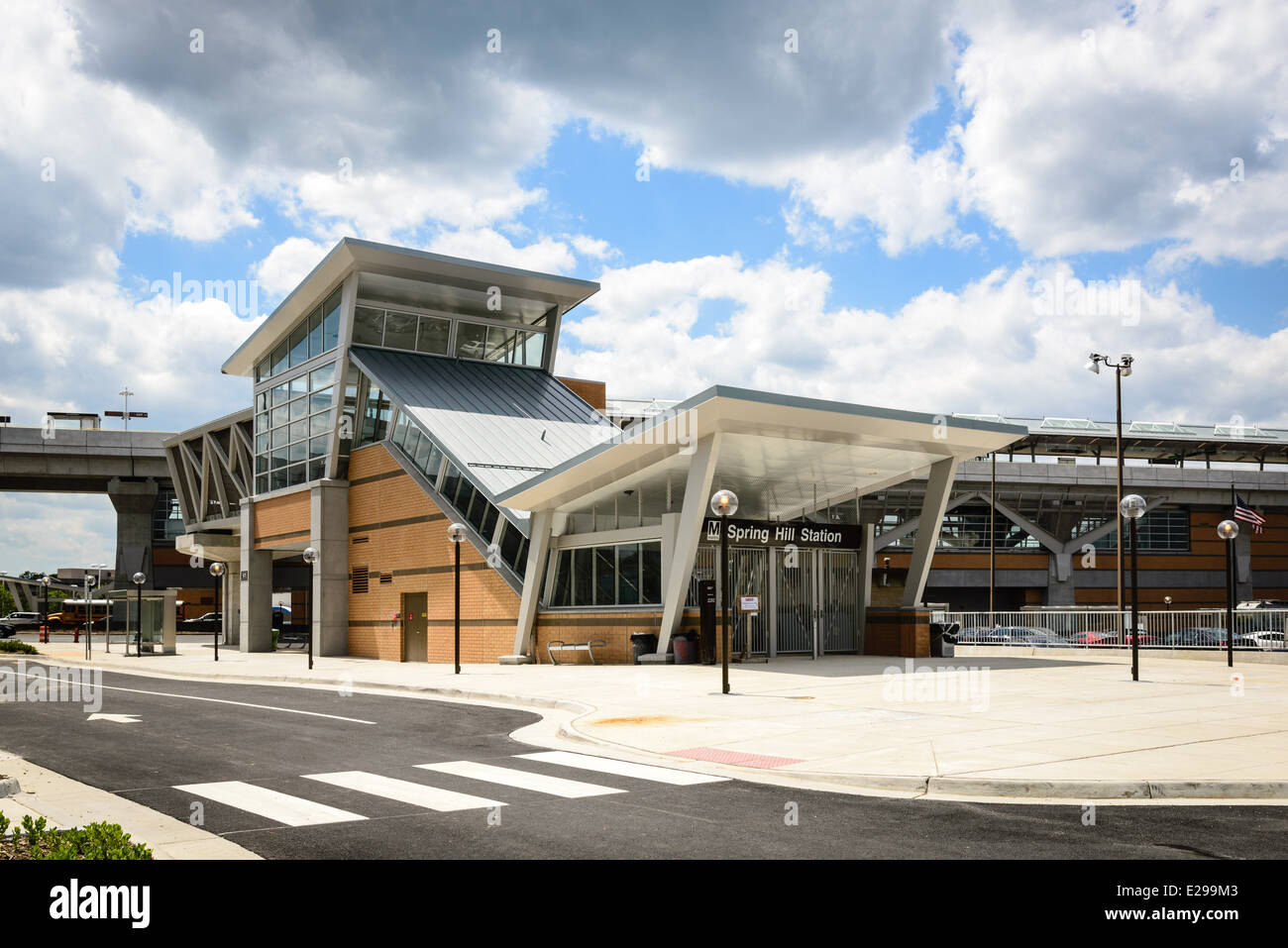 Spring Hill Station, Washington Metro Silver Line, Route 123, Tysons ...