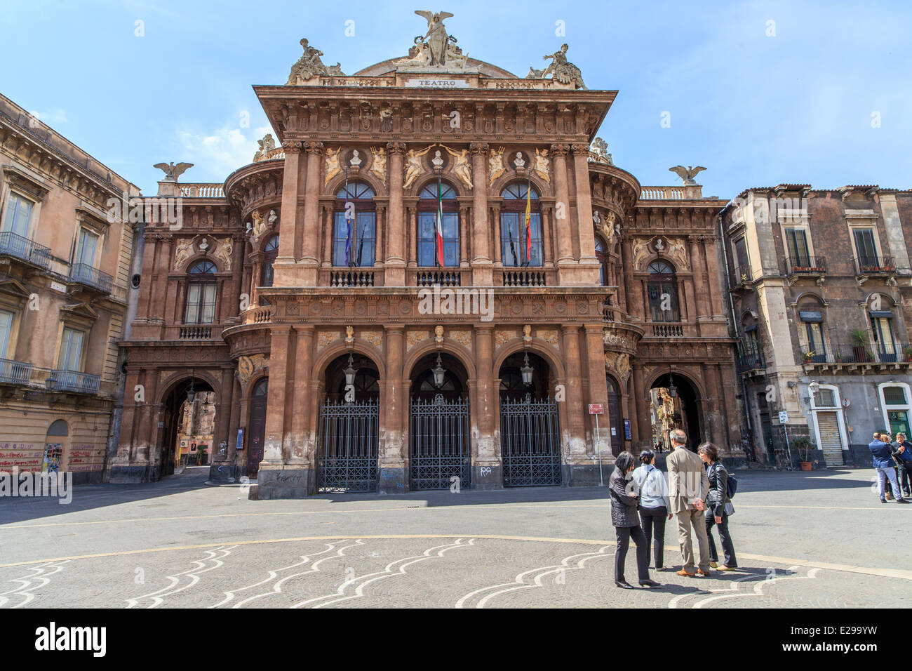 Bellini theatre in Catania Stock Photo - Alamy