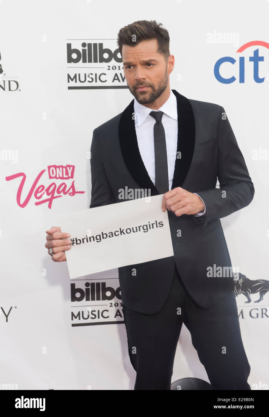 Musician Ricky Martin attend the 2014 Billboard Music Awards in Las ...