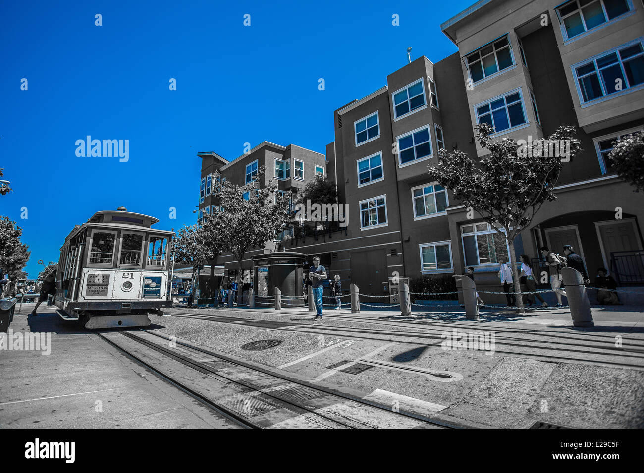 San Francisco Tram, California, USA Stock Photo - Alamy