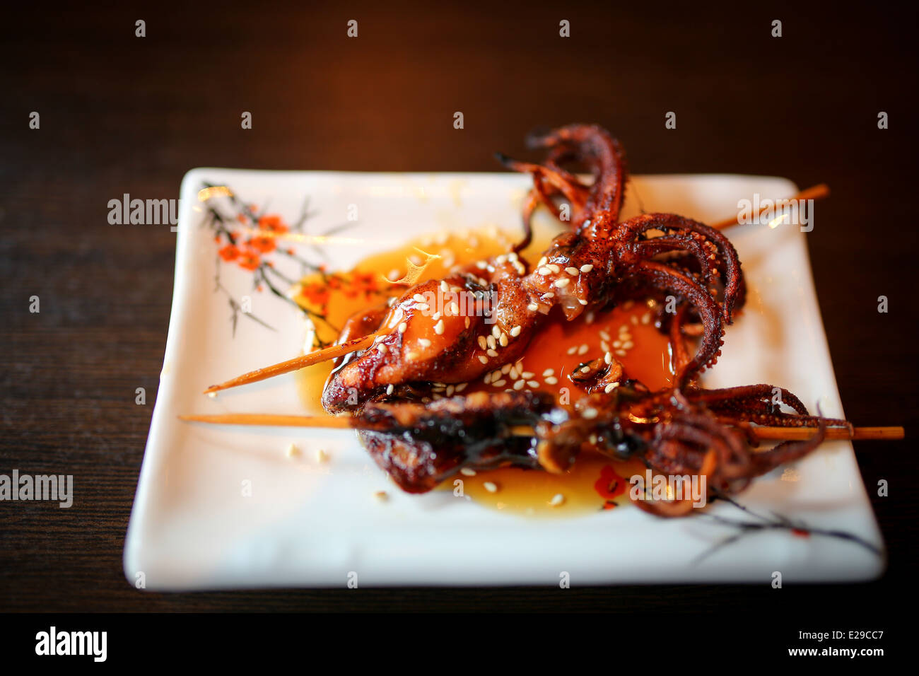 Stick wooden food japanese hi-res stock photography and images - Alamy