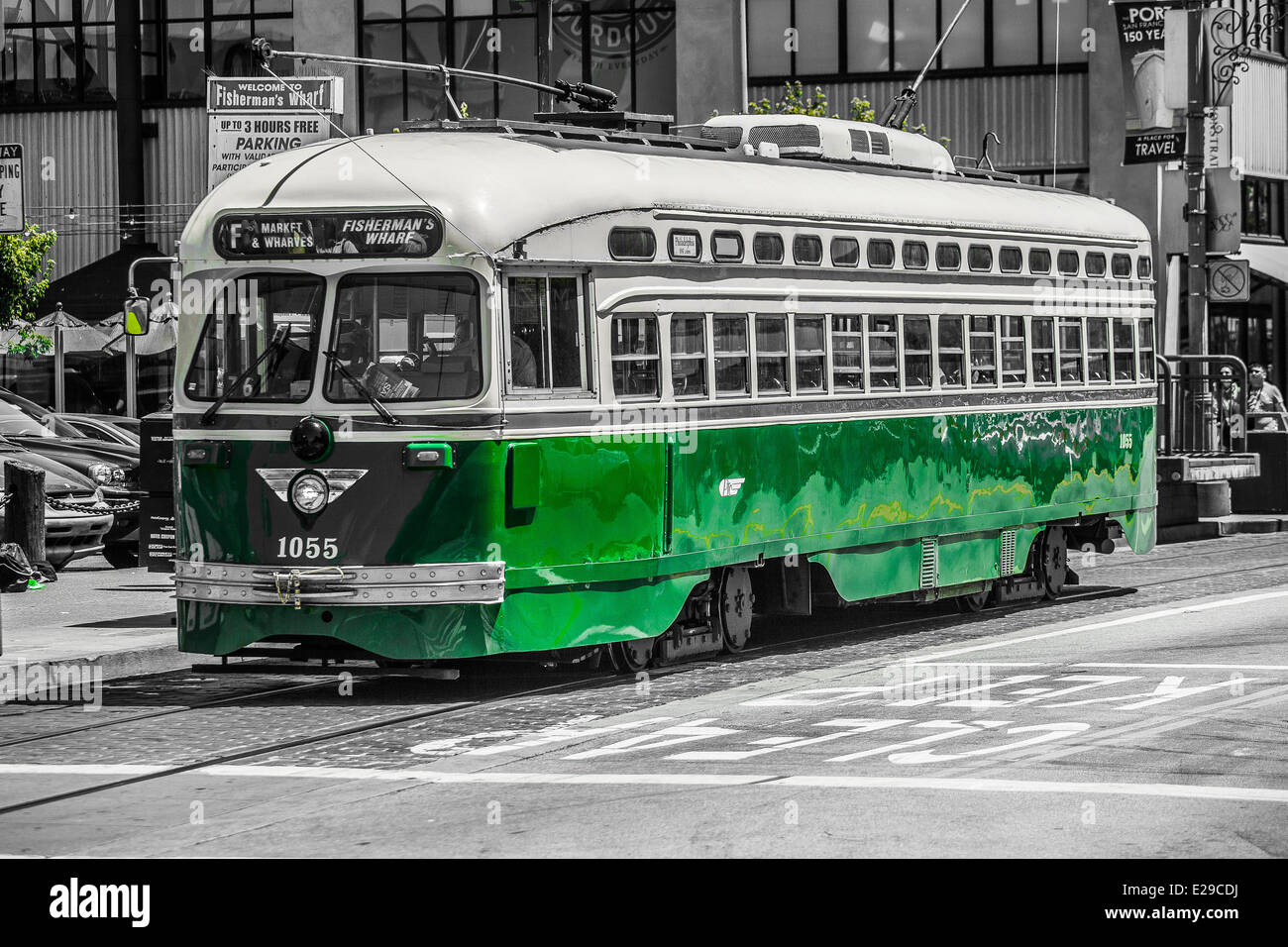 San Francisco Tram, California, USA Stock Photo - Alamy