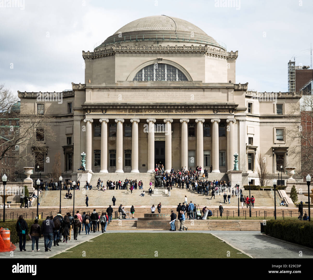 Columbia University's Library, New York City (editorial use only Stock ...