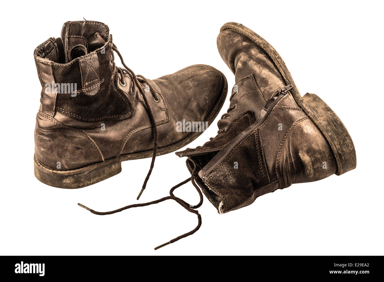 Old boots hi-res stock photography and images - Alamy