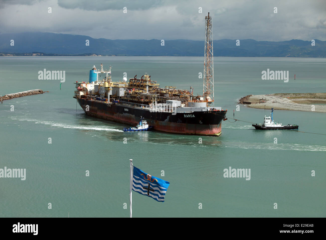 FPSO Raroa, storage and production support vessel, arrives in Port ...