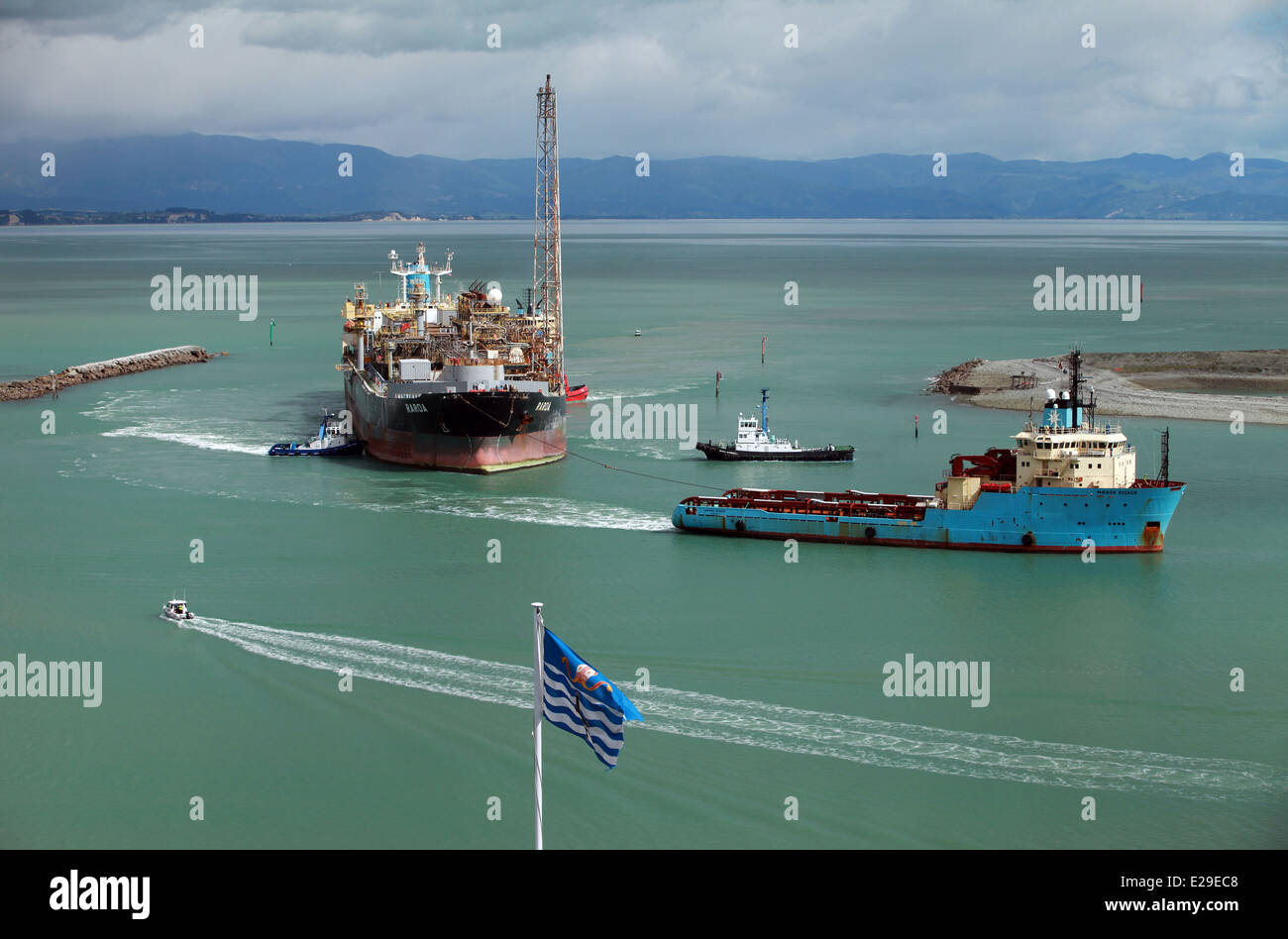 FPSO Raroa, storage and production support vessel, arrives in Port ...