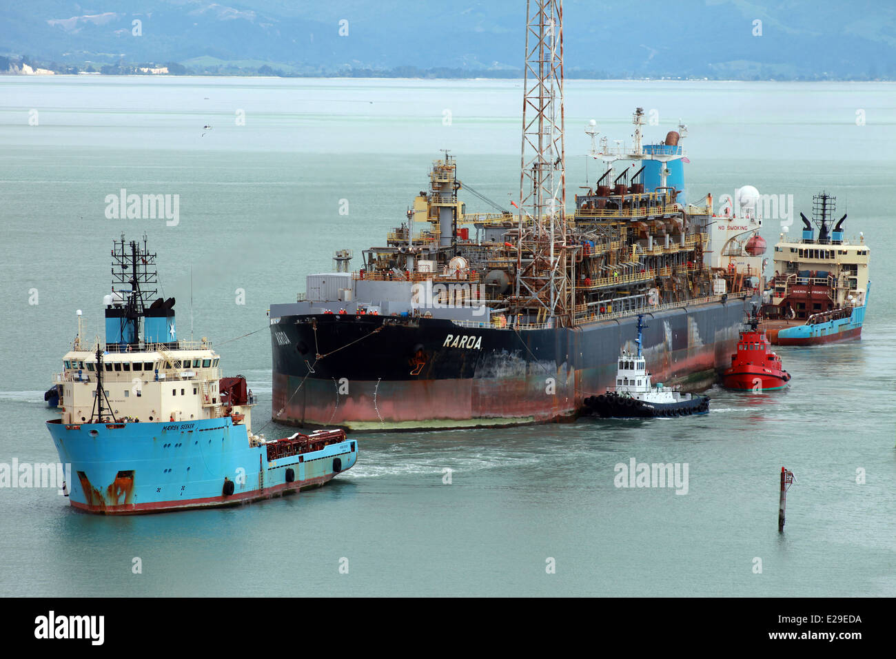 FPSO Raroa, storage and production support vessel, arrives in Port ...