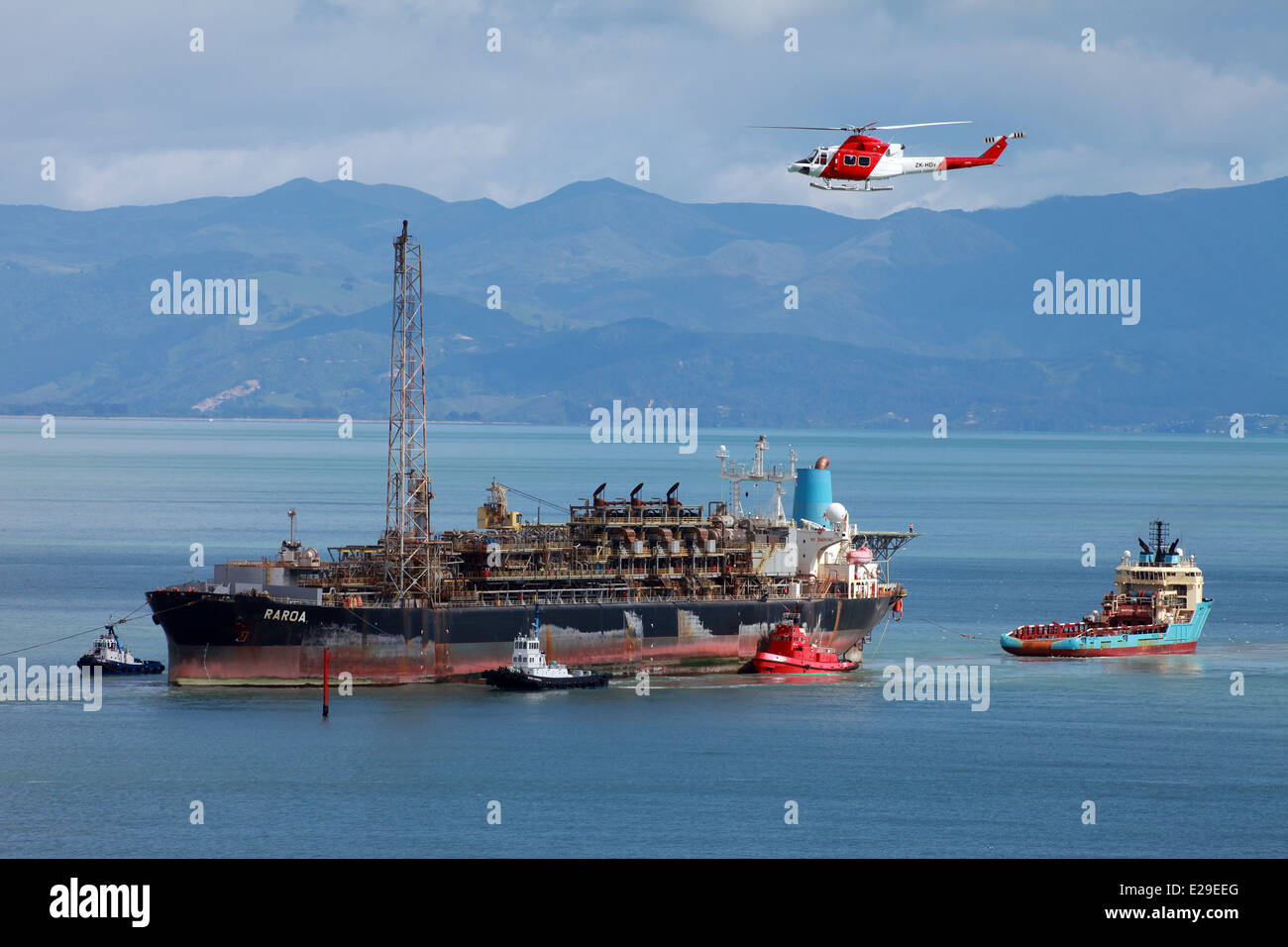 FPSO Raroa, storage and production support vessel, arrives in Port ...