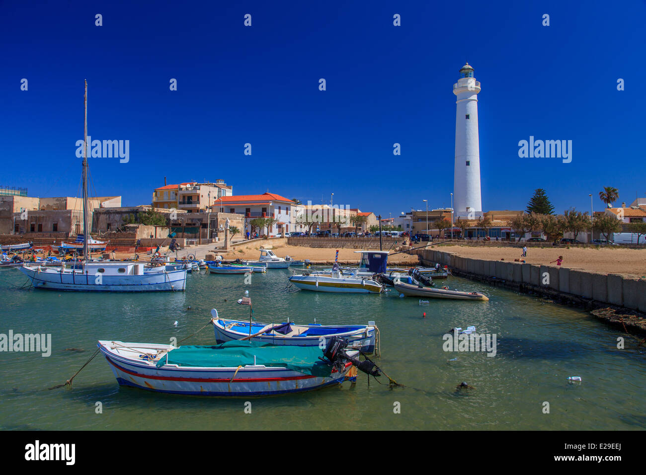 Punta Secca harbor Stock Photo - Alamy