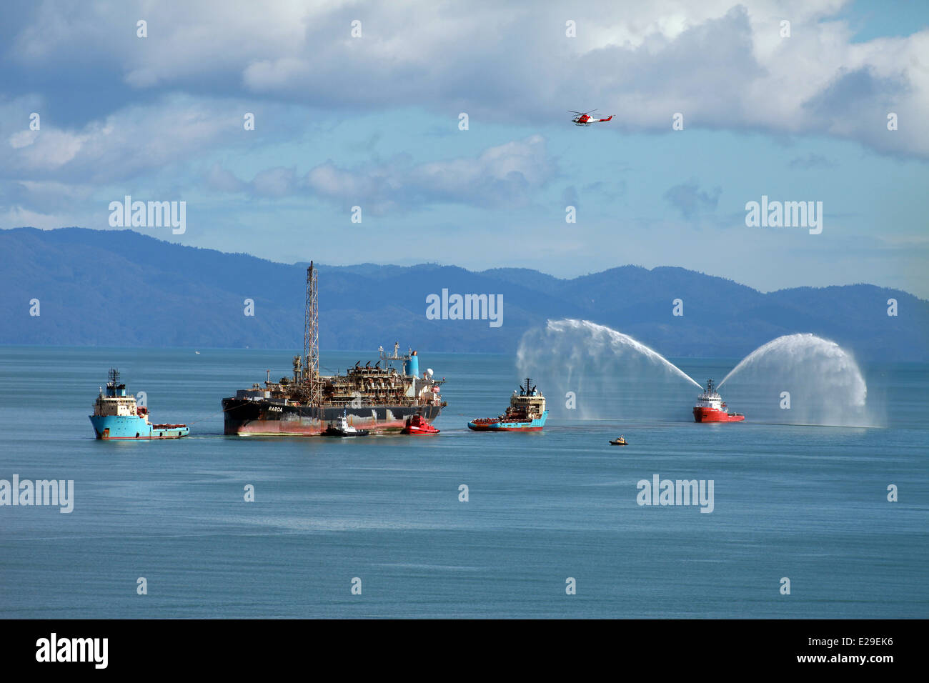 FPSO Raroa, storage and production support vessel, arrives in Port ...