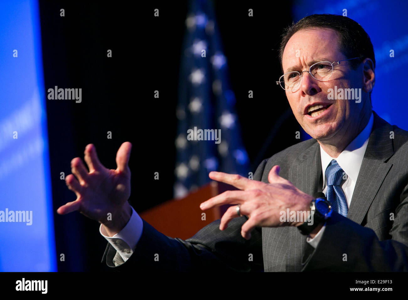 Washington DC, US. 17th June, 2014. Randall Stephenson, Chairman and ...