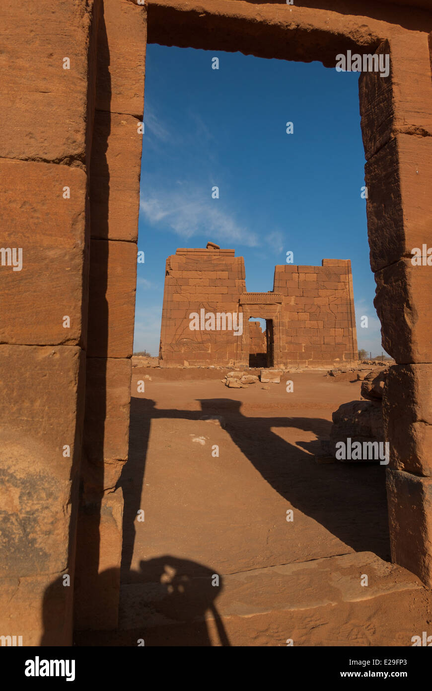 Apademak Temple (Lion Gate) visible form Hathor Chapel (Roman Kiosk ...