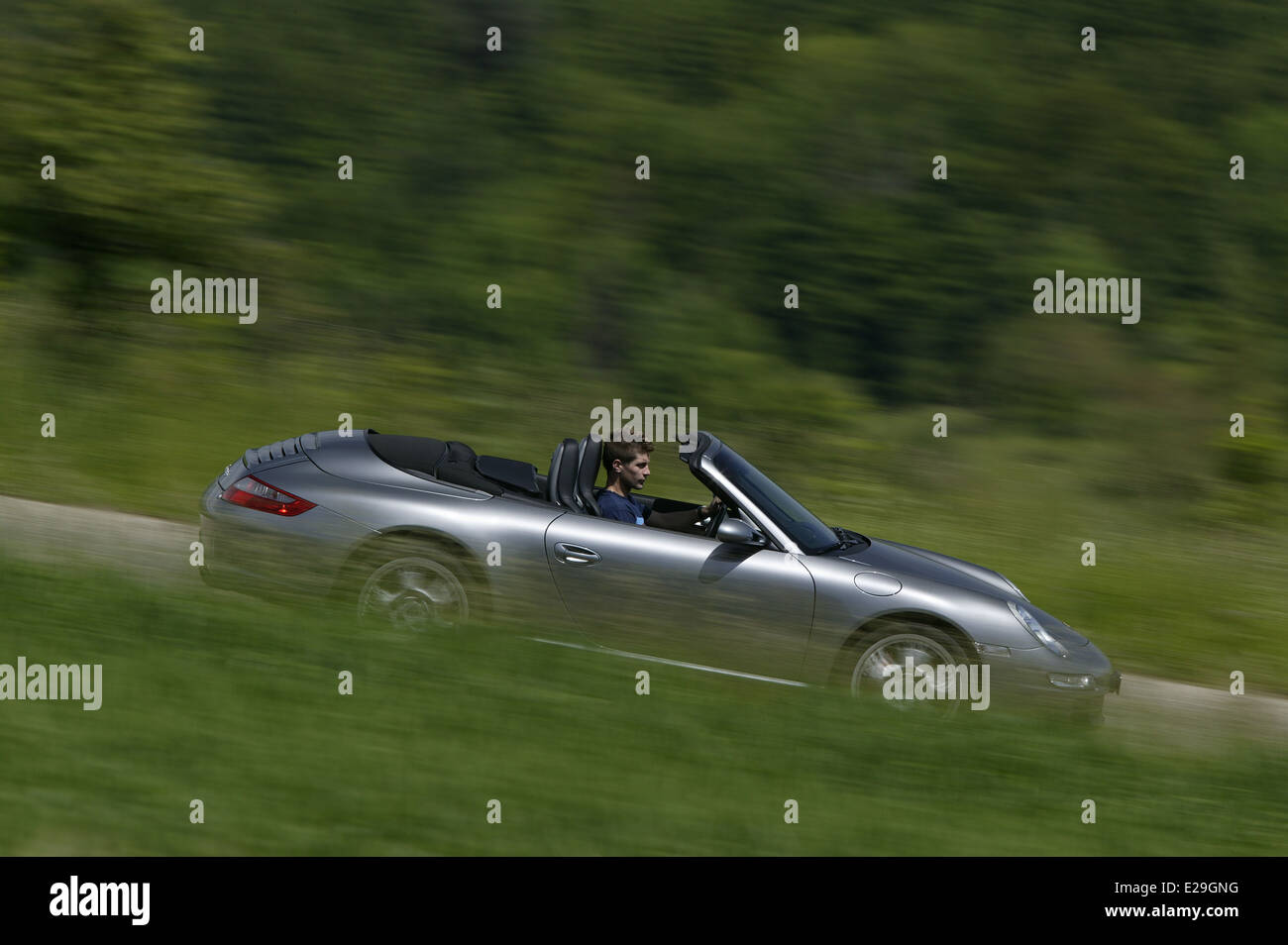 Porsche car hood open hi-res stock photography and images - Alamy