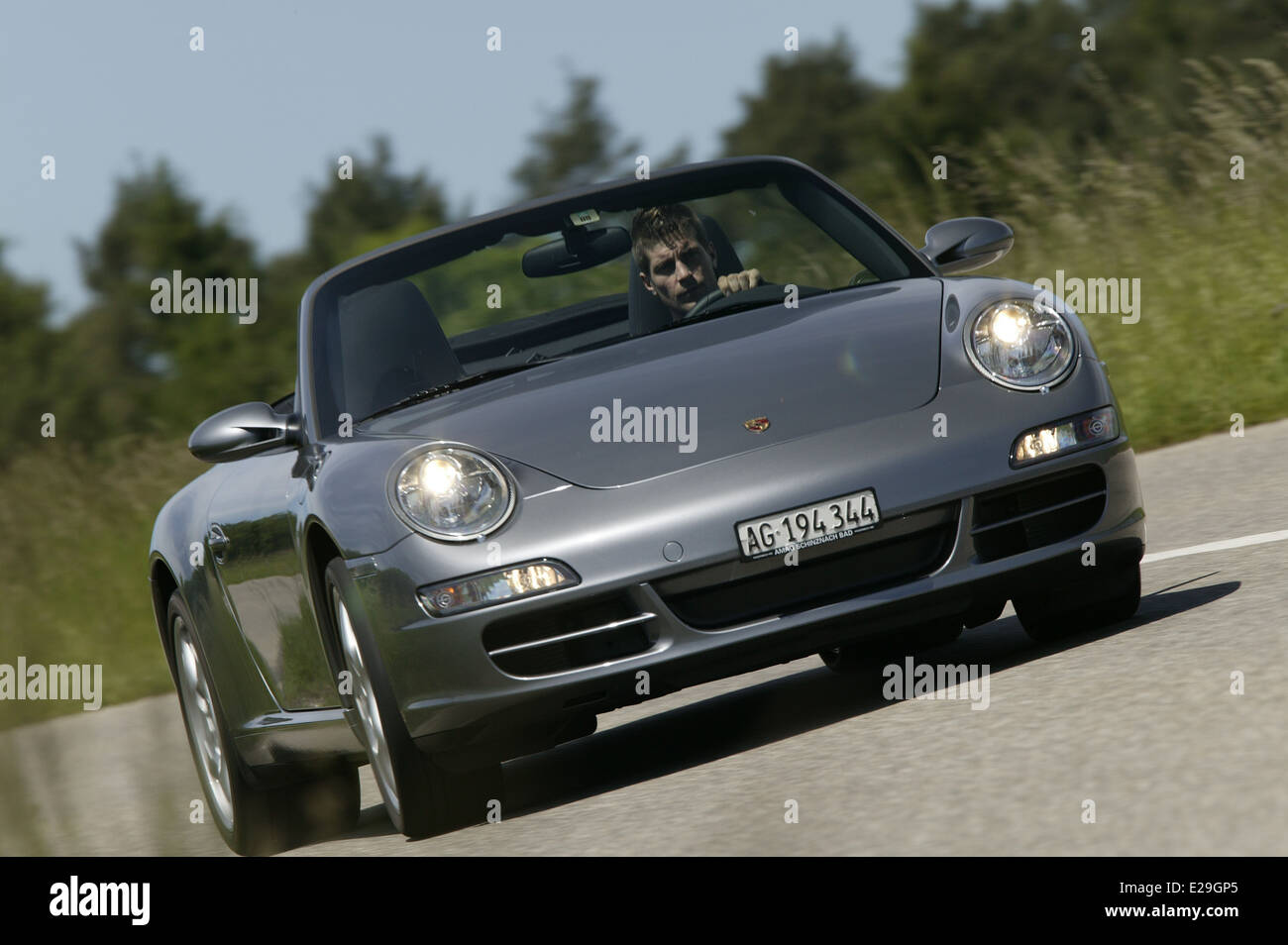 Porsche car hood open hi-res stock photography and images - Alamy