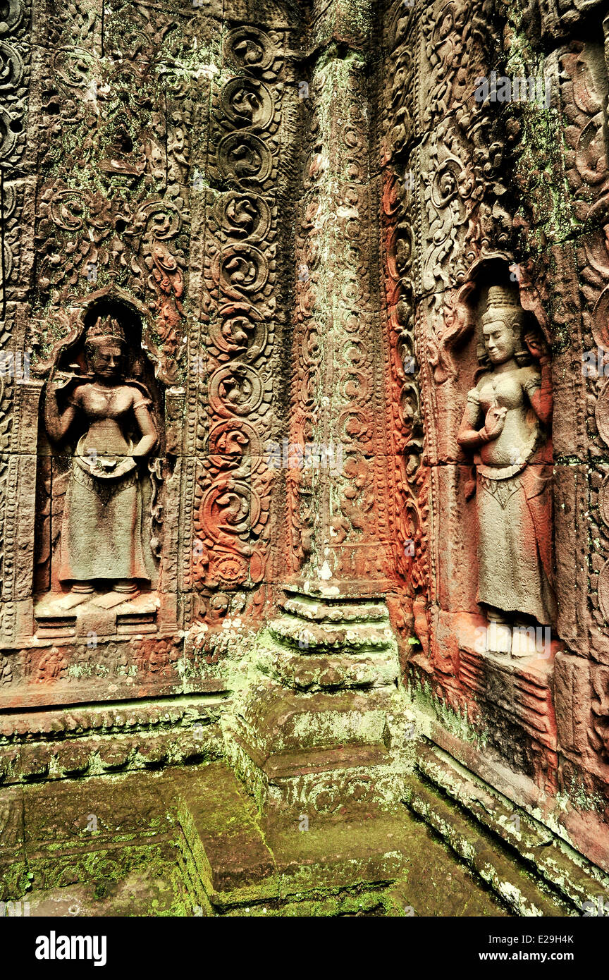 Bas-relief of Angkor Wat, Cambodia Stock Photo - Alamy
