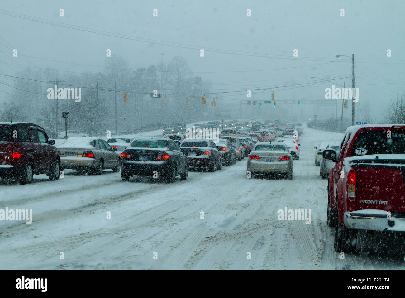 Traffic jam intersection hi-res stock photography and images - Alamy