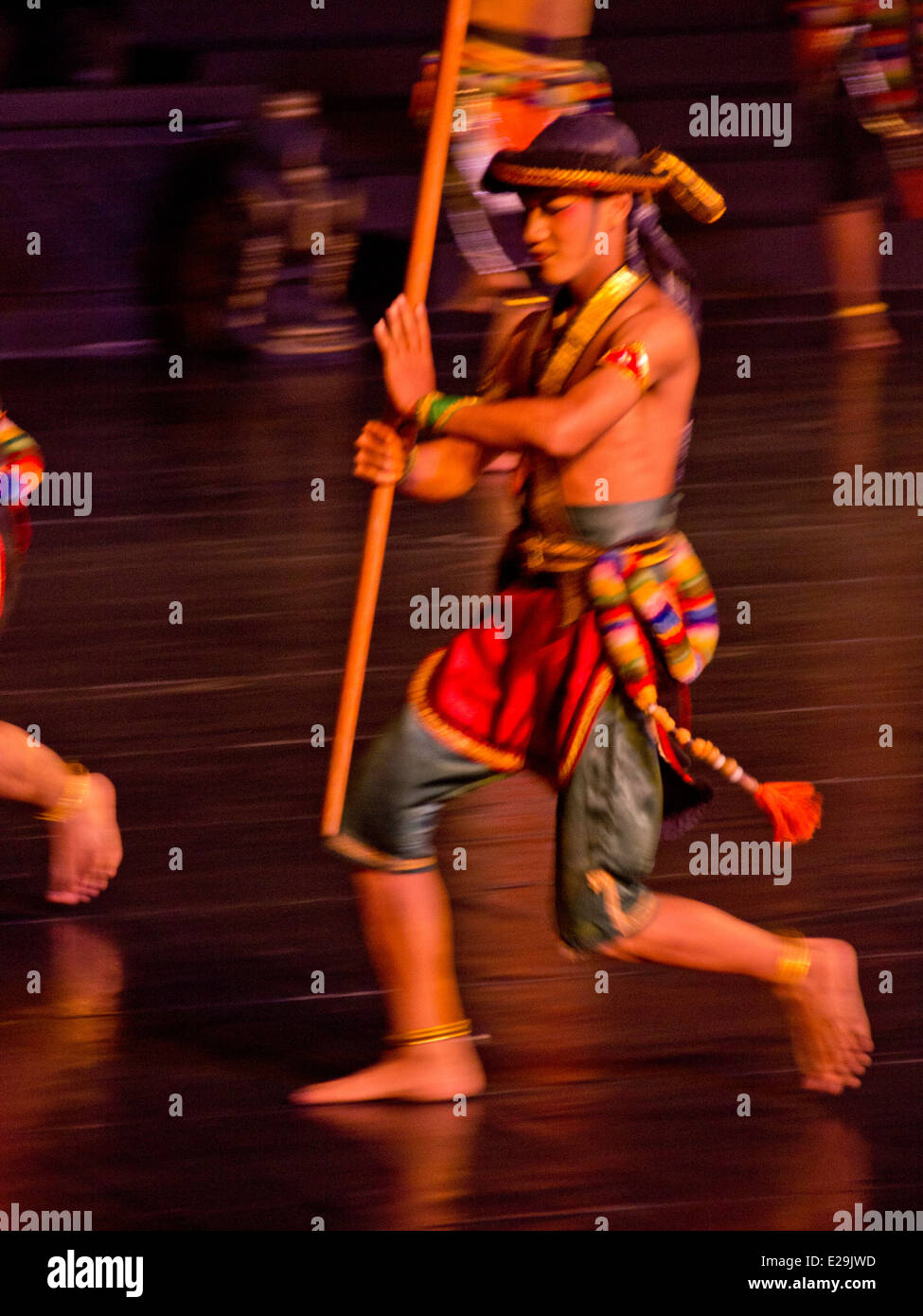 Performance of the classic Ramayana legend at the Prambanan temple in ...