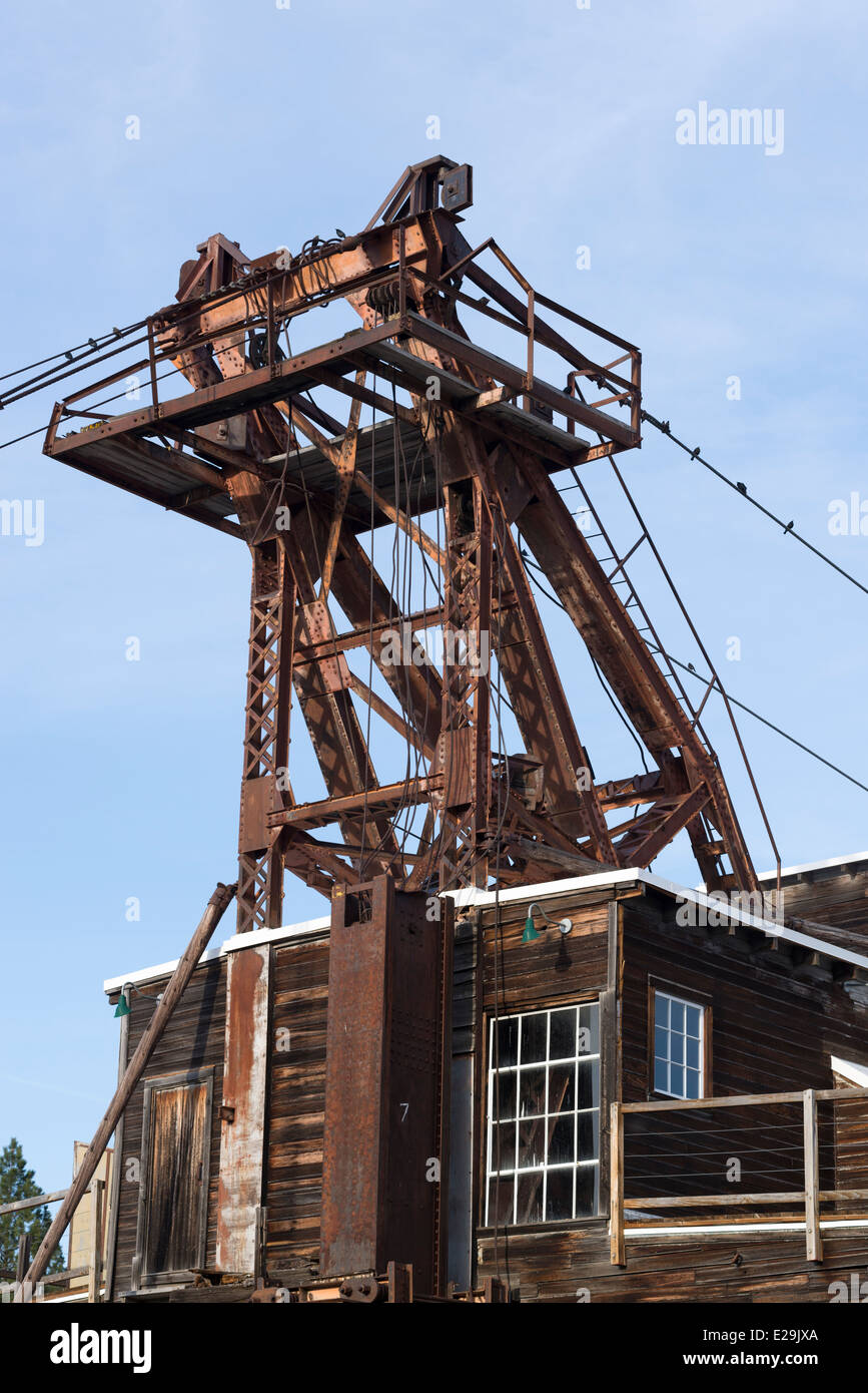 #3 YUBA gold dredge at the Sumpter Valley Dredge State Heritage Area ...