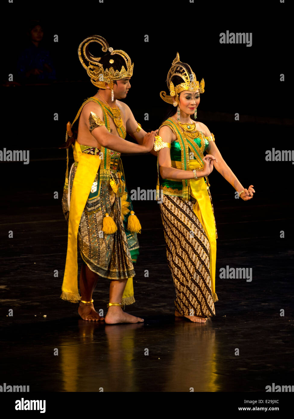 Performance of the classic Ramayana legend at the Prambanan temple in ...