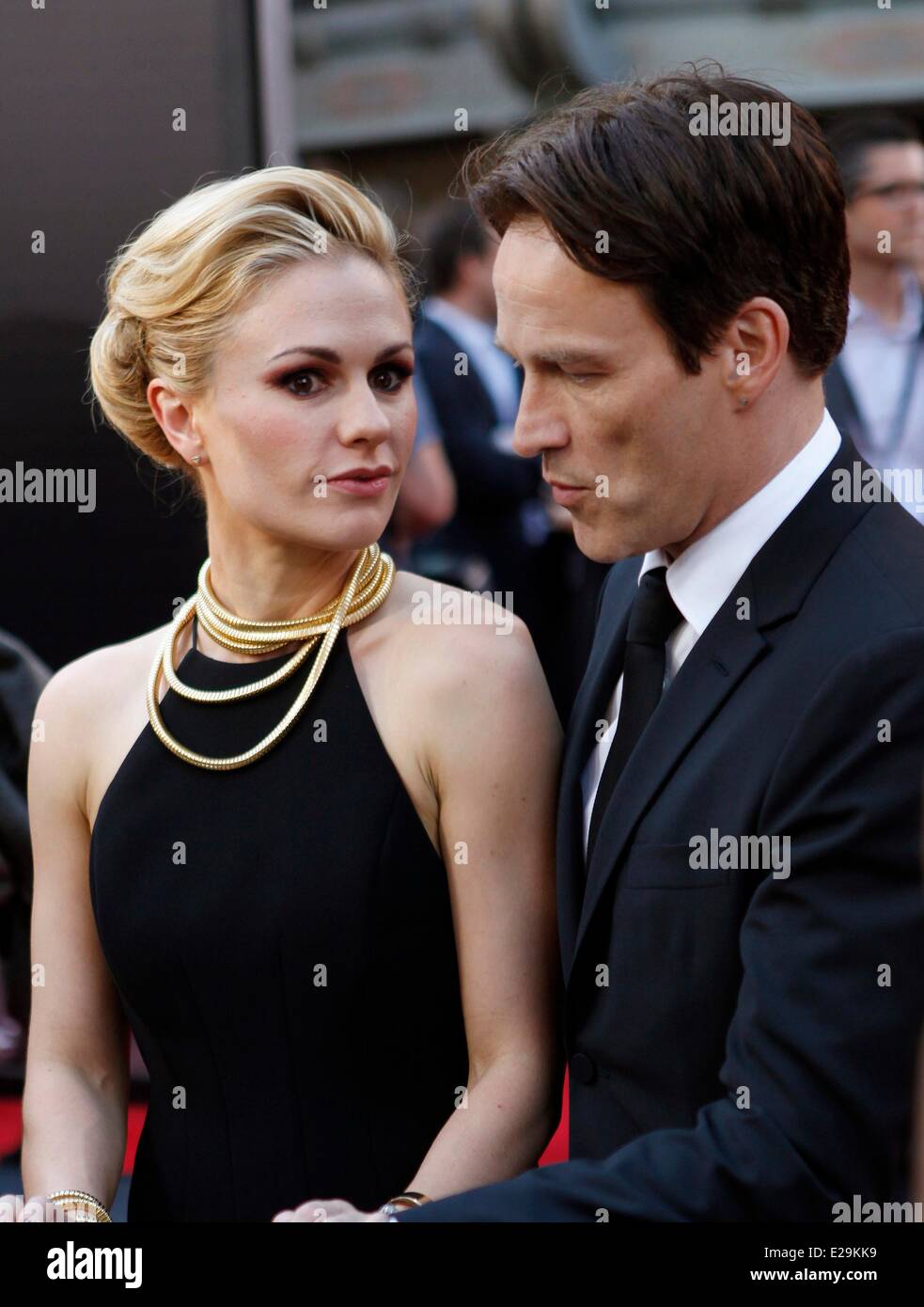 Los Angeles, CA, USA. 17th June, 2014. Anna Paquin, Stephen Moyer at ...